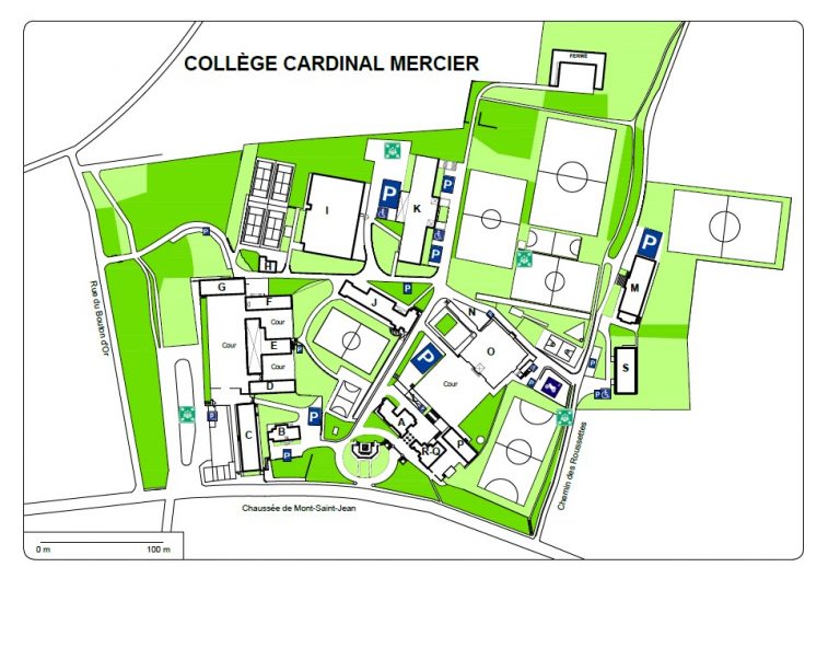 Plan – Collège Cardinal Mercier